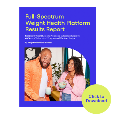 WeightWatchers for Business unveils new findings in Results Report